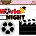 Movie Night Digital Clip Art Instant Download - Etsy