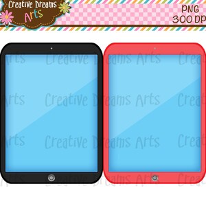 Tablets Digital Clip Art Instant Download - Etsy