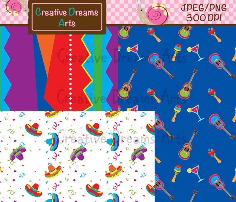 Fiesta Digital Clip Art Descarga instantánea - Etsy México