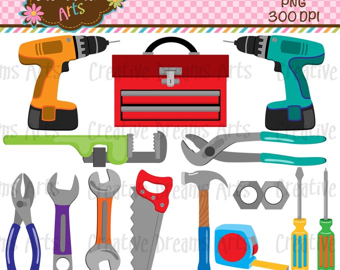 Tools Digital Clip Art Instant Download - Etsy