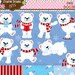 Polar Bear Digital Clip Art Instant Download - Etsy
