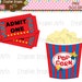 Movie Night Digital Clip Art Instant Download - Etsy
