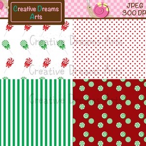 Peppermint Digital Art Instant Download - Etsy