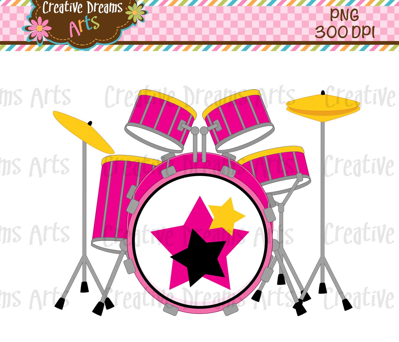 Girls Rock Digital Art Instant Download - Etsy
