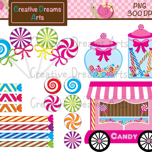 Sweets Clip Art - Etsy
