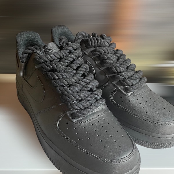 Nike Af1 With Rope Laces - Etsy