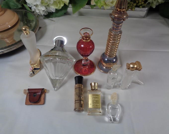 Vintage Empty Perfume Bottle Assortment: Chopard, Chanel, Givenchy - Etsy