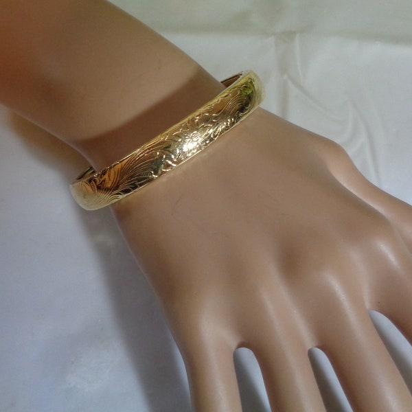 14kt Gold Bangles - Etsy