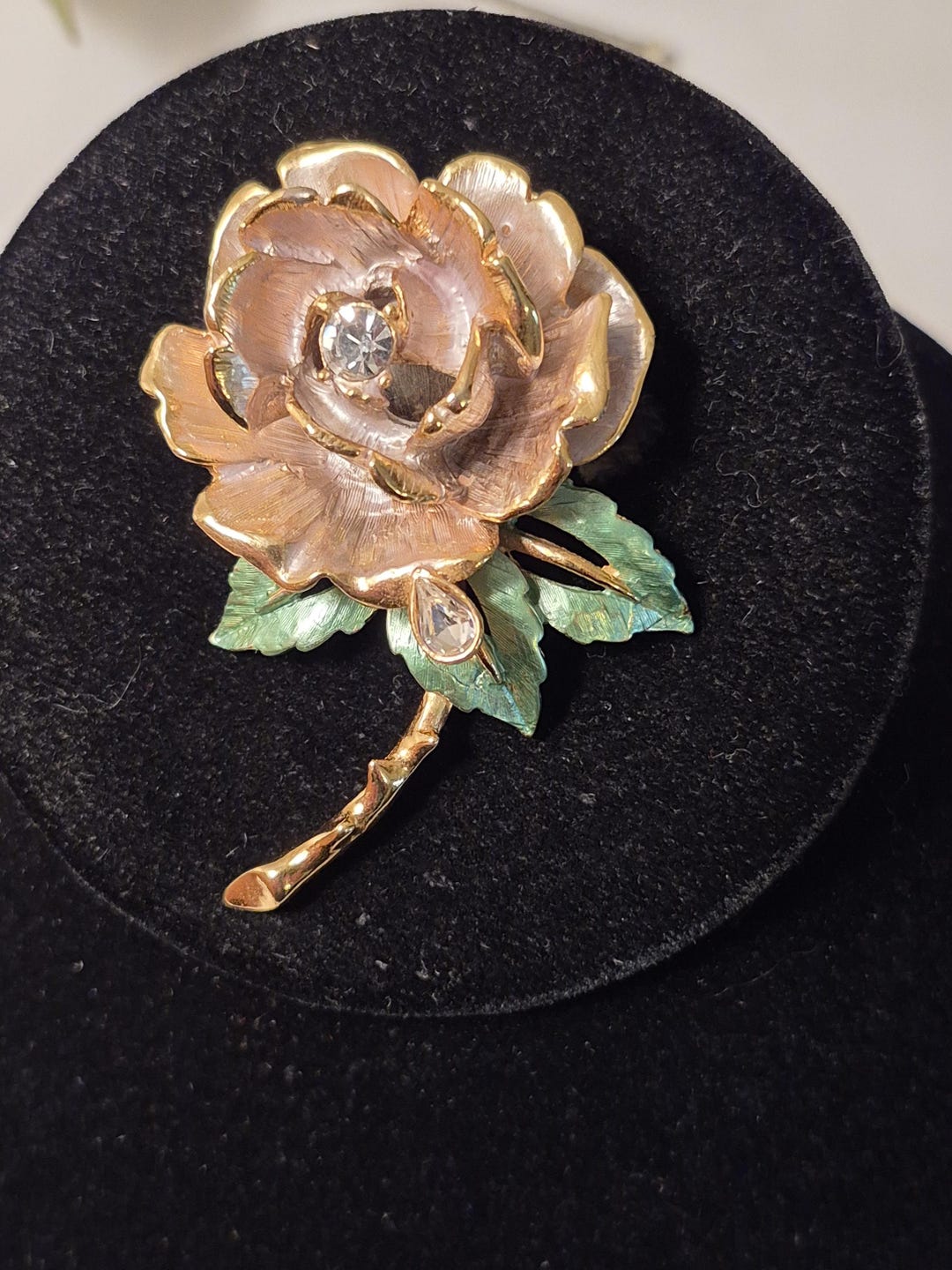 RJ Graziano 1997 England's Rose Princess Diana Commemoration Brooch - Etsy