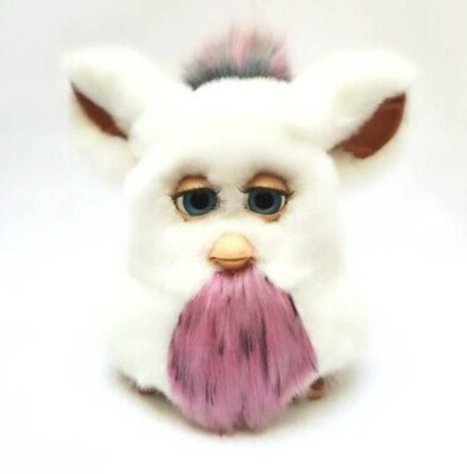 Furby 2005 Emoto Tronic 59294 PASSIONFRUIT White Furby Hasbro BOXED ...