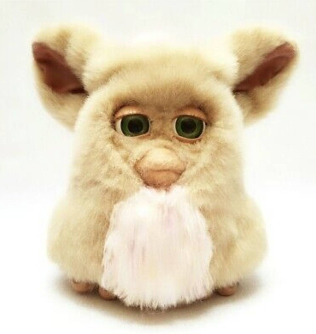 Furby 2005 SAND Emoto Tronic Furby Model 59294 Electronic Toy Tan Fur ...