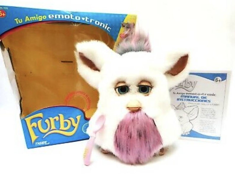 Furby 2005 emoto tronic 59294 PASSIONFRUIT blanco Furby Hasbro EN CAJA ...
