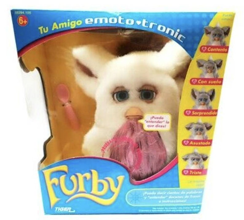 Furby 2005 emoto tronic 59294 PASSIONFRUIT blanco Furby Hasbro EN CAJA ...