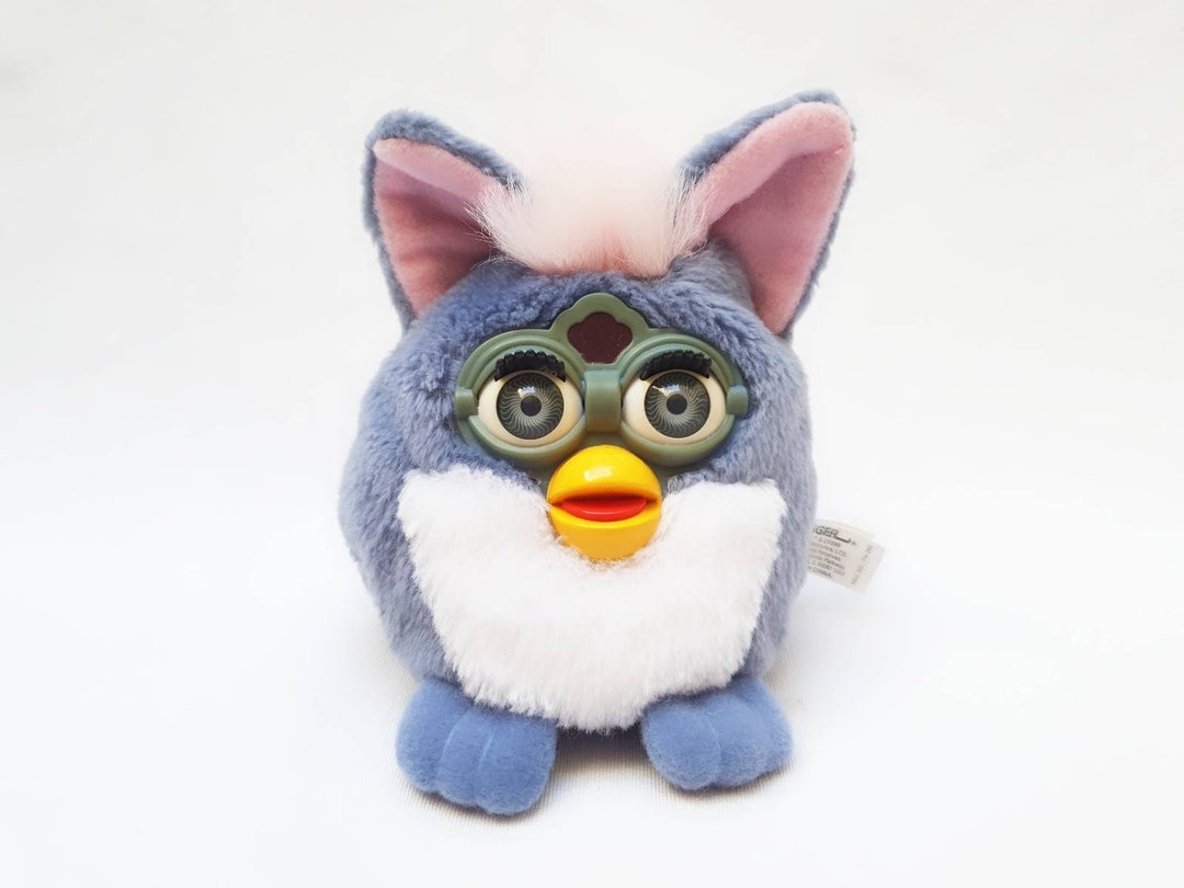 Furby Buddy 1999 Buddies ELEPHANT Beanbag Furby Plush Vintage Furby Toy ...