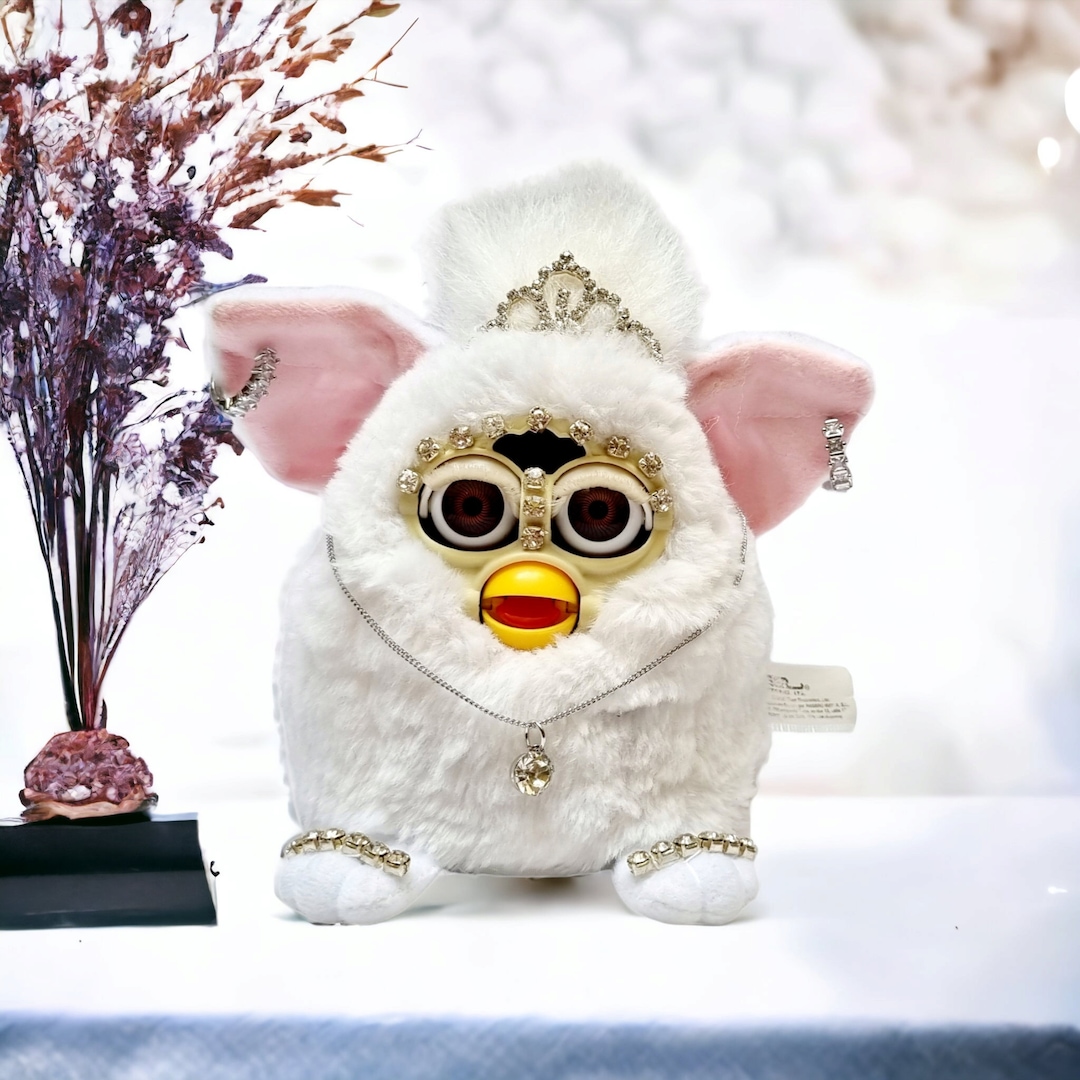 Bejeweled Furby Custom Furby Furby Baby Snowy White Furby - Etsy