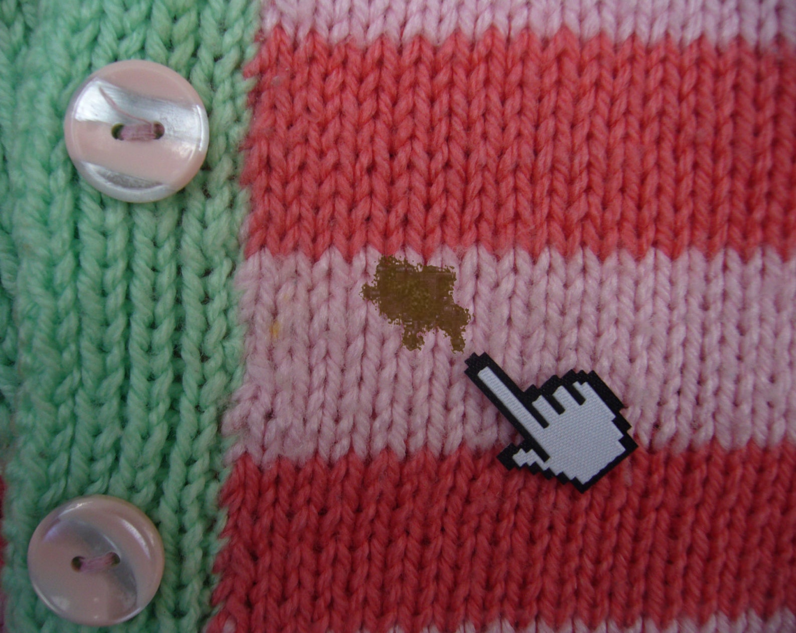 Pointer Patches Iron-on Appliqué Patches - Stains Without Shame - Etsy