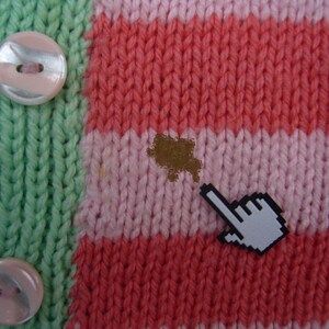 Pointer Patches Iron-on Appliqué Patches - Stains Without Shame - Etsy
