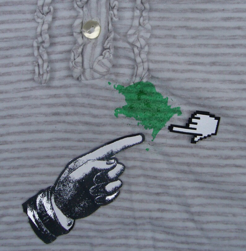 Pointer Patches Iron-on Appliqué Patches - Stains Without Shame - Etsy