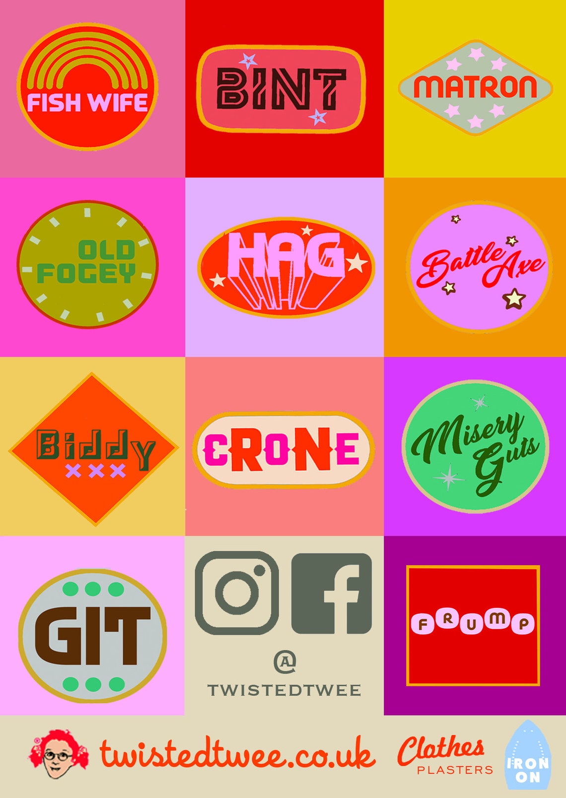 Hag Iron on Clothing Patch - Etsy