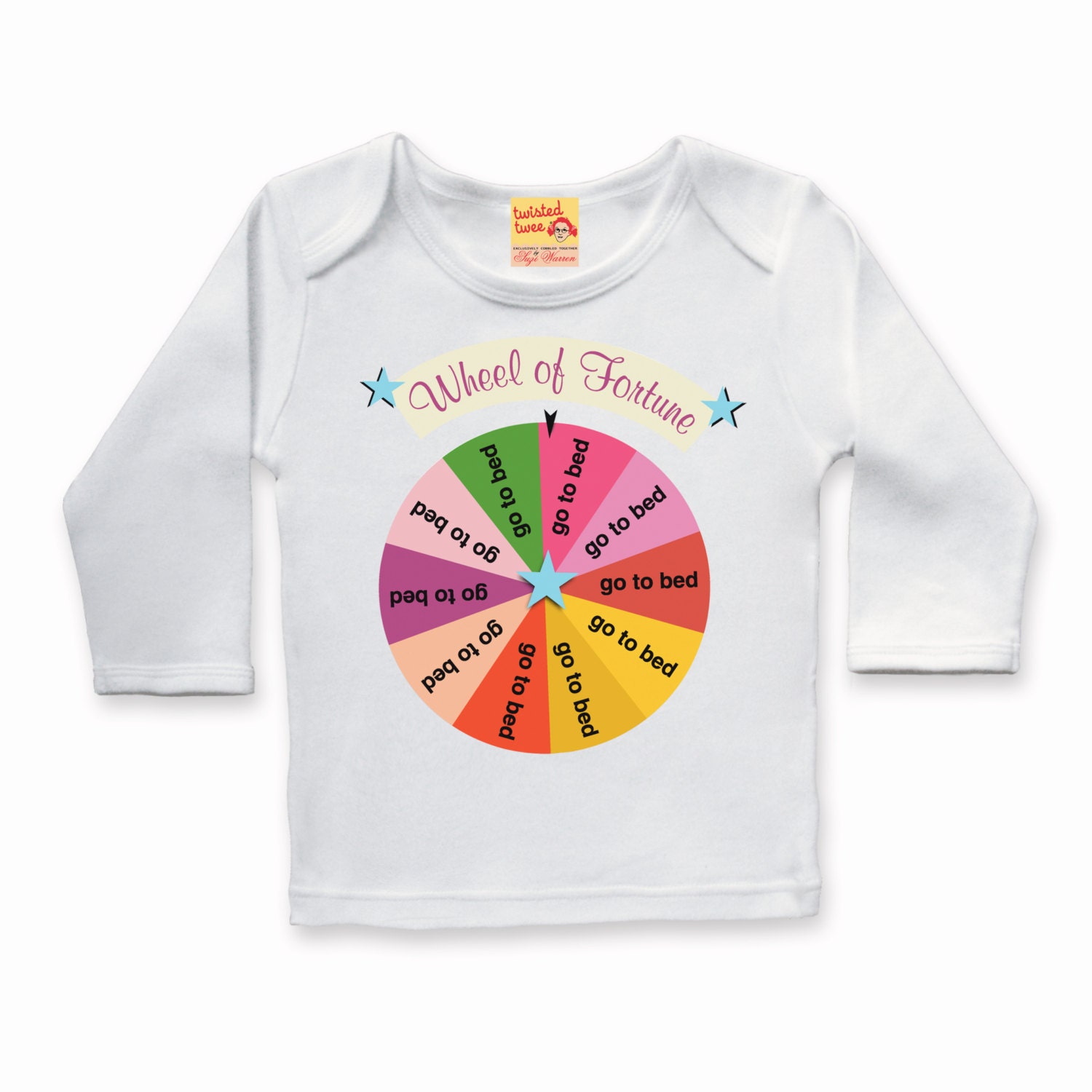 Wheel of Fortune Funny T Shirt for Baby Son or Daughter Organic Cotton ...