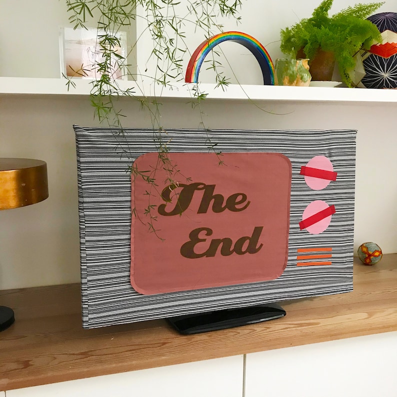 TV Cosy Vintage Fabric Cover - Etsy