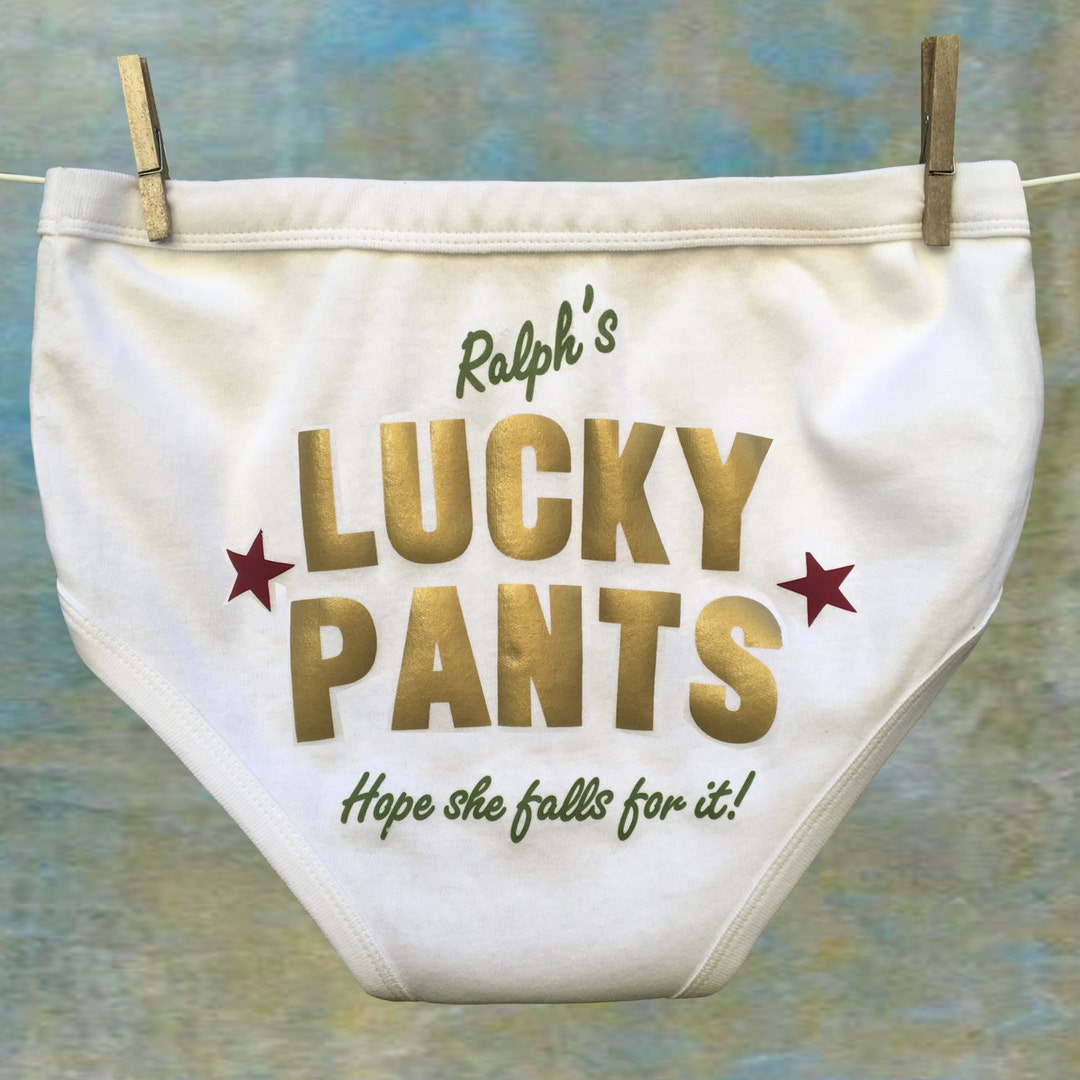 Lucky Pants Underwear Surprise Gift Personalised for Any Special ...