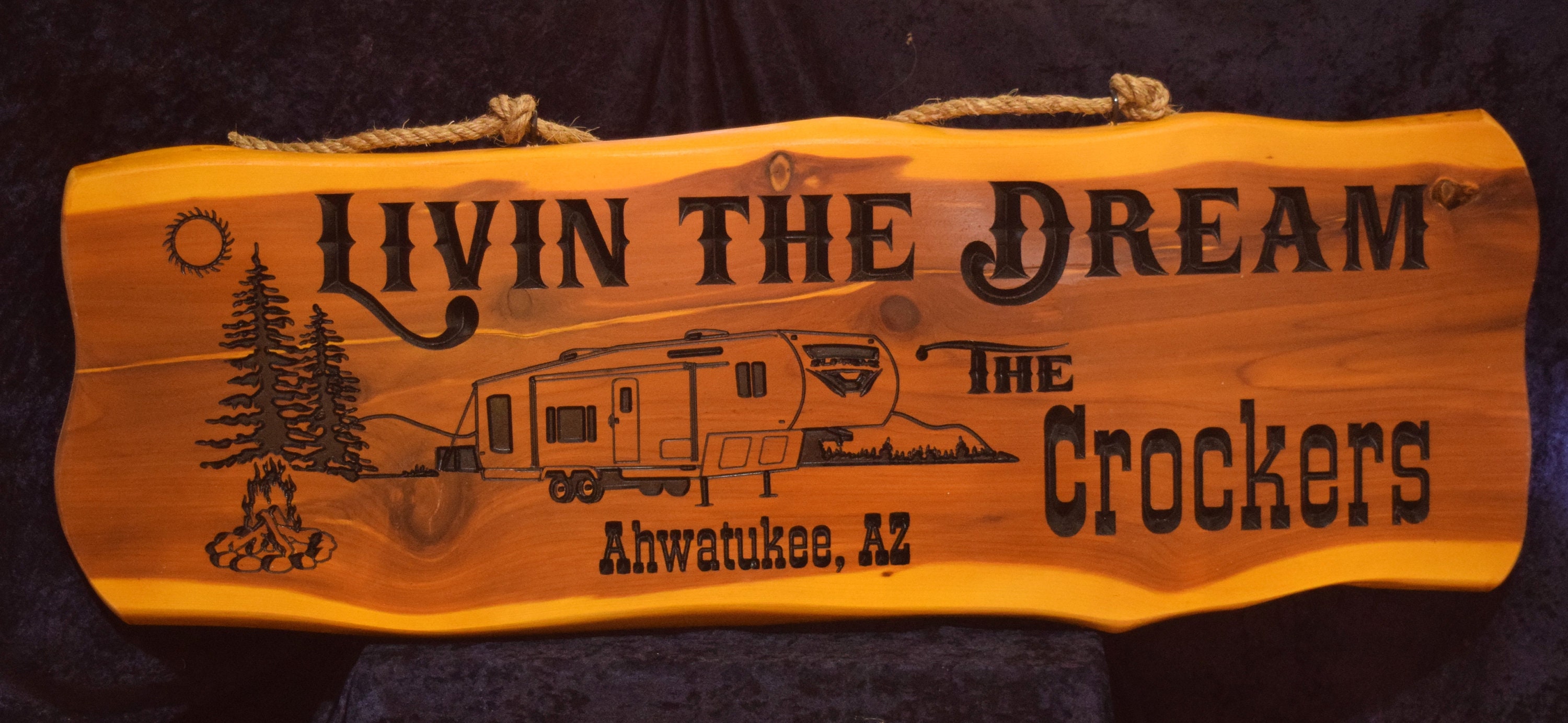 Cedar Sign 3ft Wide Wood Sign Rustic Cedar Slab Sign | Etsy