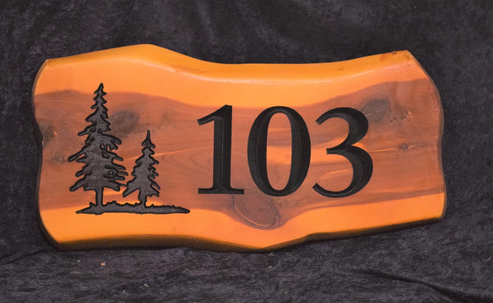 Cedar Sign 18 Inch Wide Wood Sign Rustic Cedar Slab Sign - Etsy