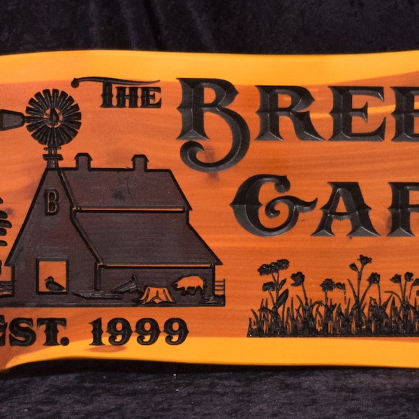 Cedar Wood Signs - Etsy