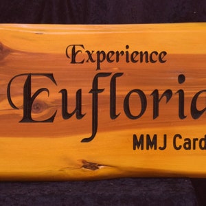 Cedar Sign * 3ft Wide * Wood Sign * Rustic Cedar Slab Sign * Custom ...