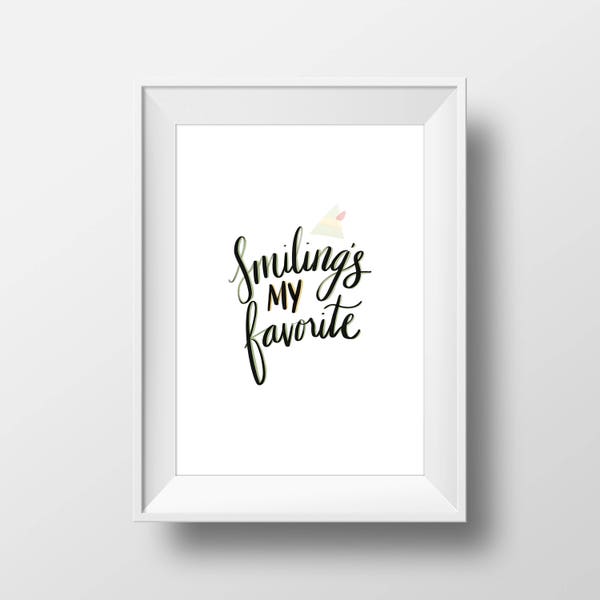 Smiling My Favorite - Etsy