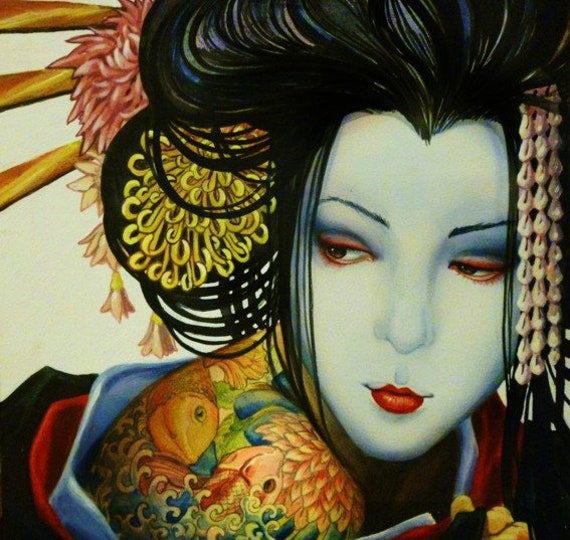 Japanese Kiku Tattoo