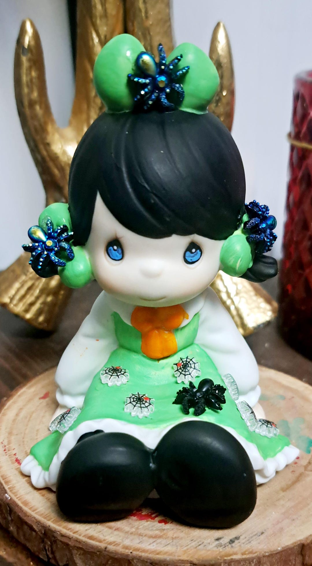 Not so Precious Morbid Moments Little Miss Muffett Spiders Doll Evil ...