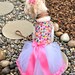 Cupcake Dog Harness Dress, Birthday Dog Dress, Tutu Dog Dress, Dog ...