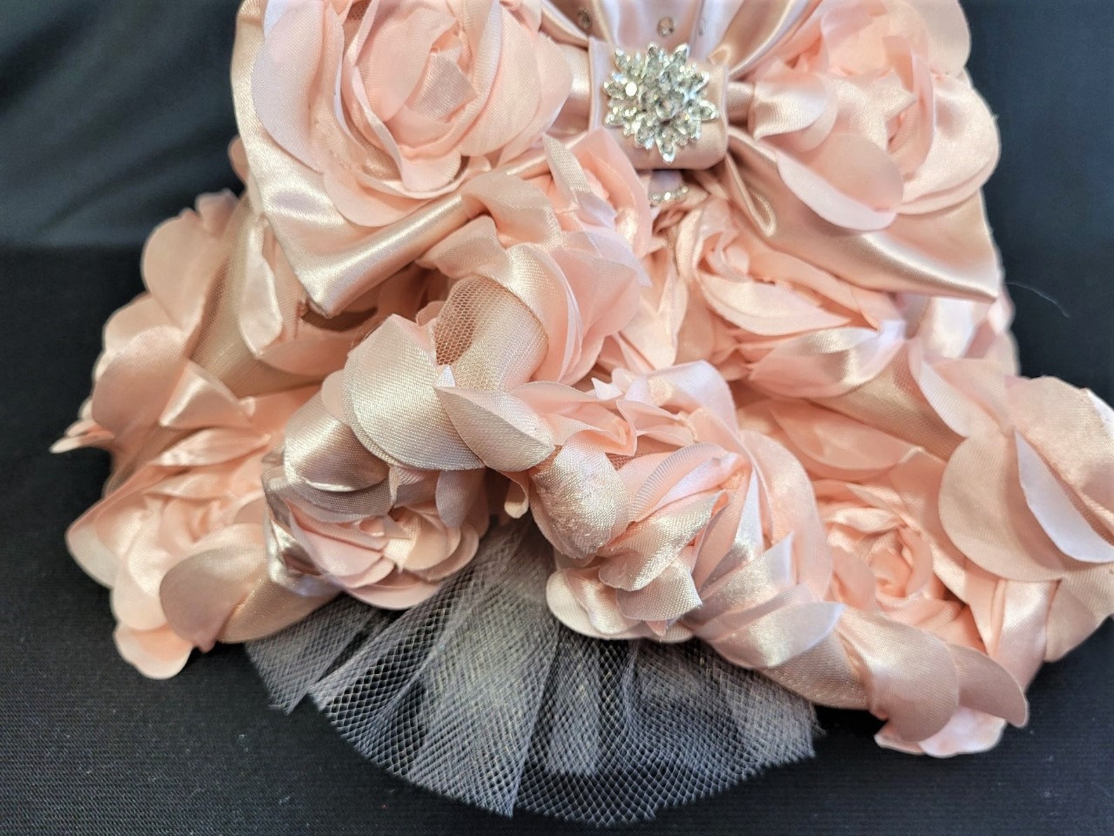 Pink Dog Dress Rose Gold Dog Dress Wedding Dog Dress Dog - Etsy