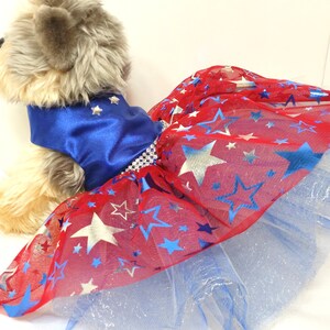 Star Spangled Girl Dog Harness Dress Xxsmall to 4xlarge Dog Dress, Dog ...