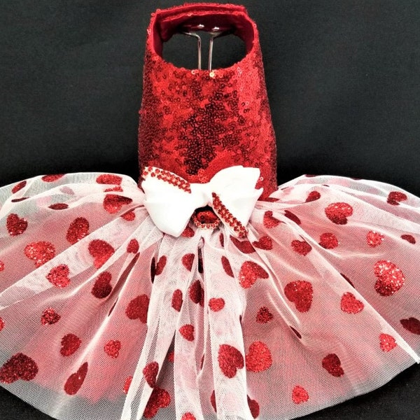 Red Sequin Dress - Etsy