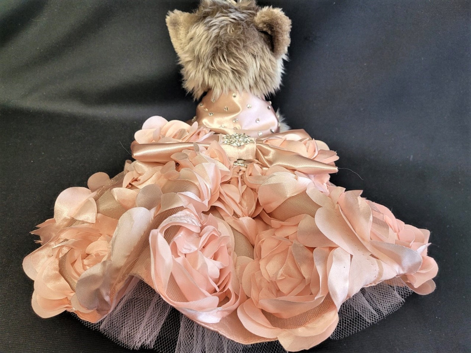 Pink Dog Dress Rose Gold Dog Dress Wedding Dog Dress Dog - Etsy