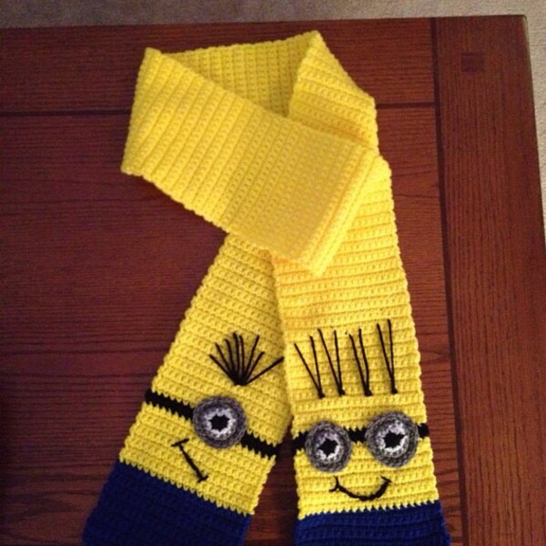 Minion Scarf - Etsy