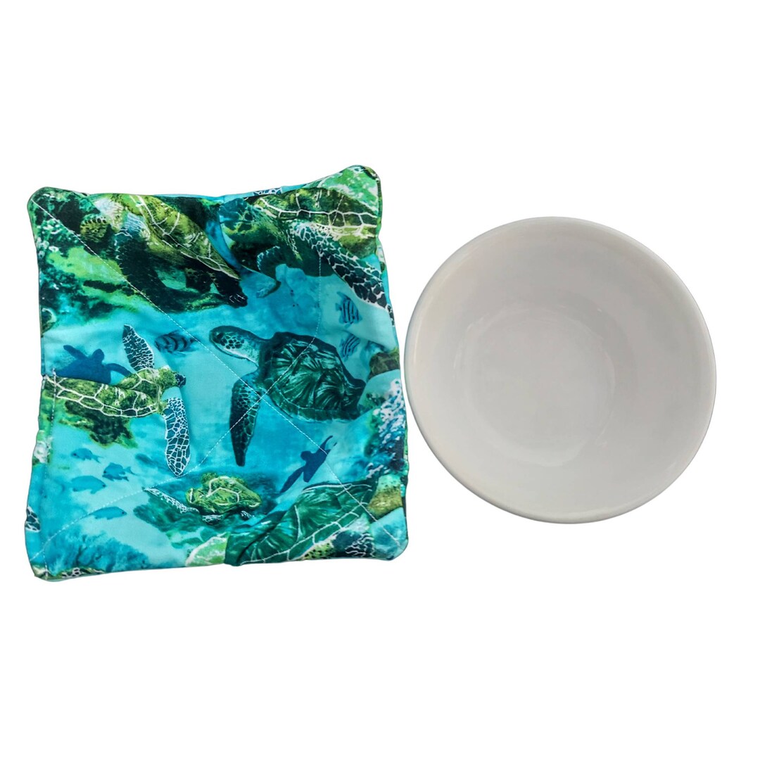 Microwavable Turtle Soup Bowl Holder & Ice Cream Bowl Holder. Turtle ...