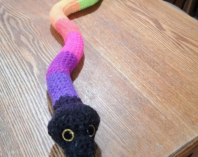 RAINBOW SNAKE | Crochet Snake Amigurumi | Cute Fun Toy for Children ...