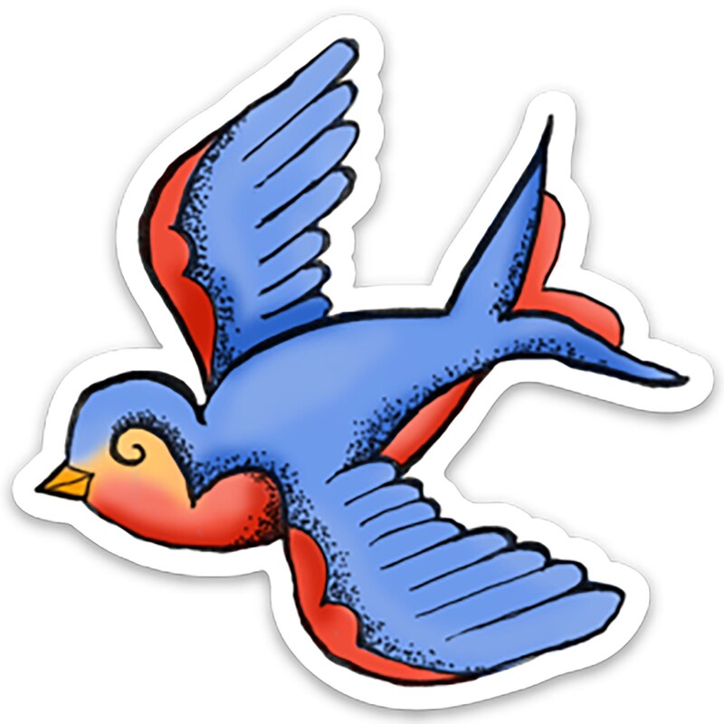 Swallow Decal - Etsy