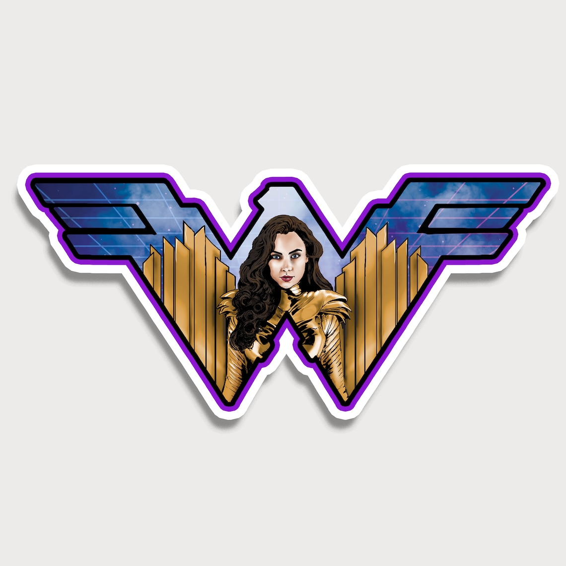 WW84 Logo 3-in Sticker | Etsy