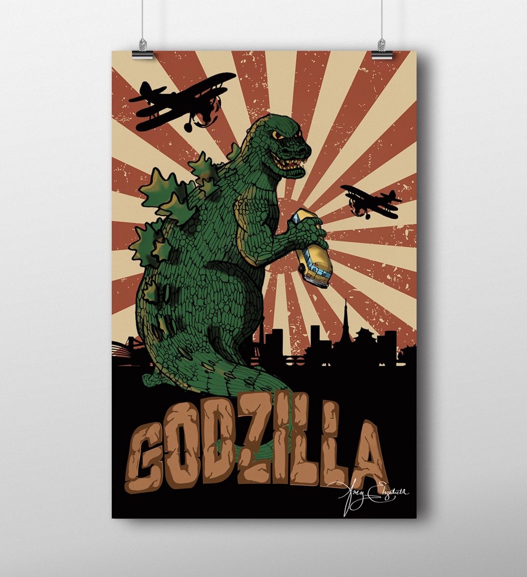 Godzilla - Etsy