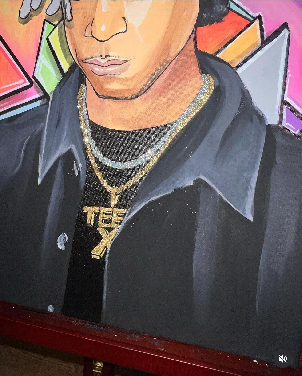 KEN CARSON - A Beautiful Chaos - Rapper - Handpainted - Painting ...