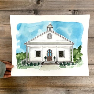 Wedding Venue Art, Wedding Ceremony Sketch, Wedding Venue Illustration ...