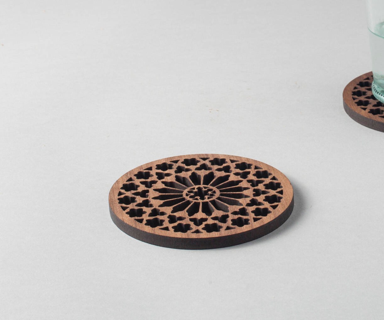 Notre Dame Coasters Wood Coasters Cathedral Paris Church Window ...