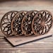 Flower Petal Spirograph Walnut Coasters - Etsy