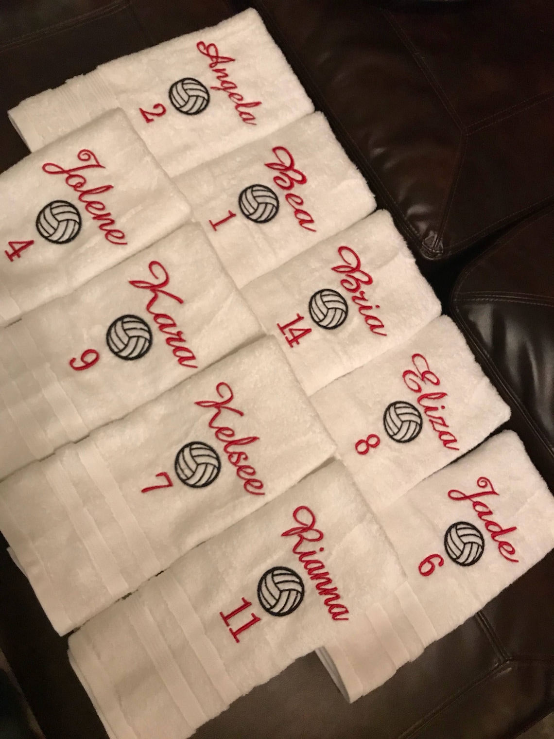 Volleyball Ball Towels/sports Towels/team Towels/ | Etsy