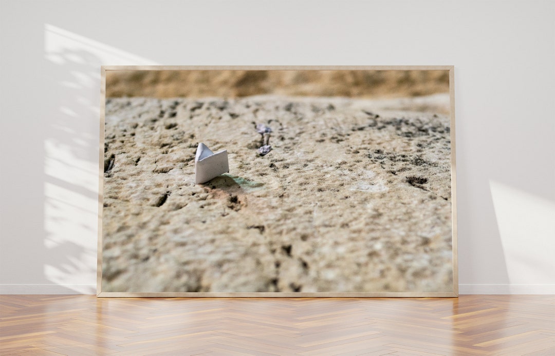 Unique Prayer Paper Note in a Western Wall Stone - Kotel Wall Art Print ...